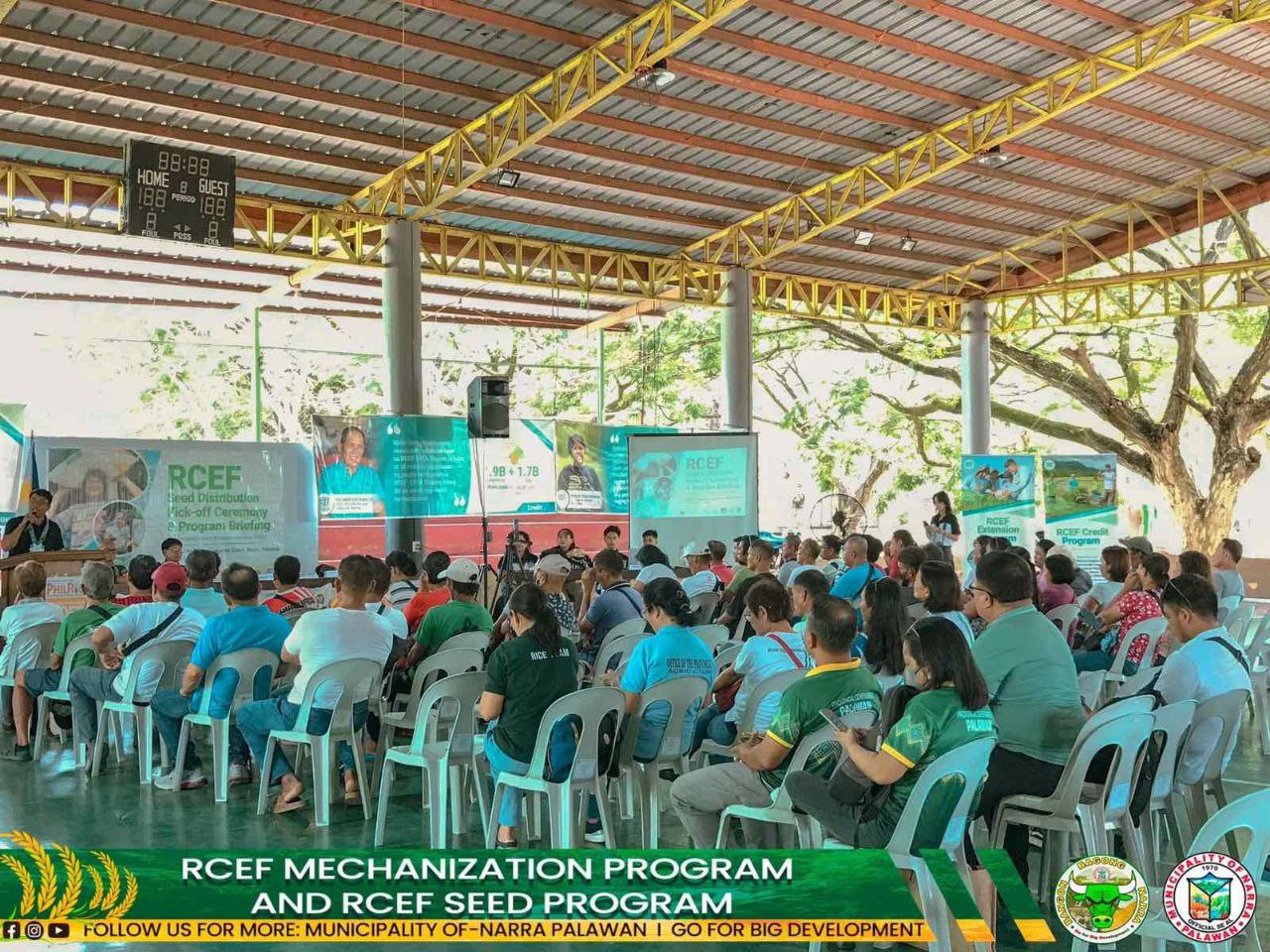 Pamamahagi ng Binhi ng RCEF at Program Briefing, isinagawa