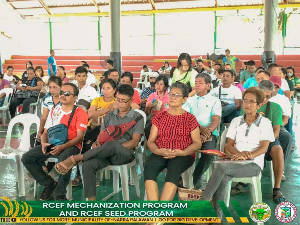 Pamamahagi ng Binhi ng RCEF at Program Briefing, isinagawa